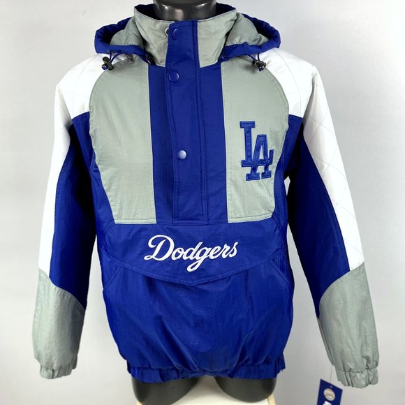 STARTER | Jackets & Coats | Los Angeles Dodgers Starter Half Zip Hooded ...